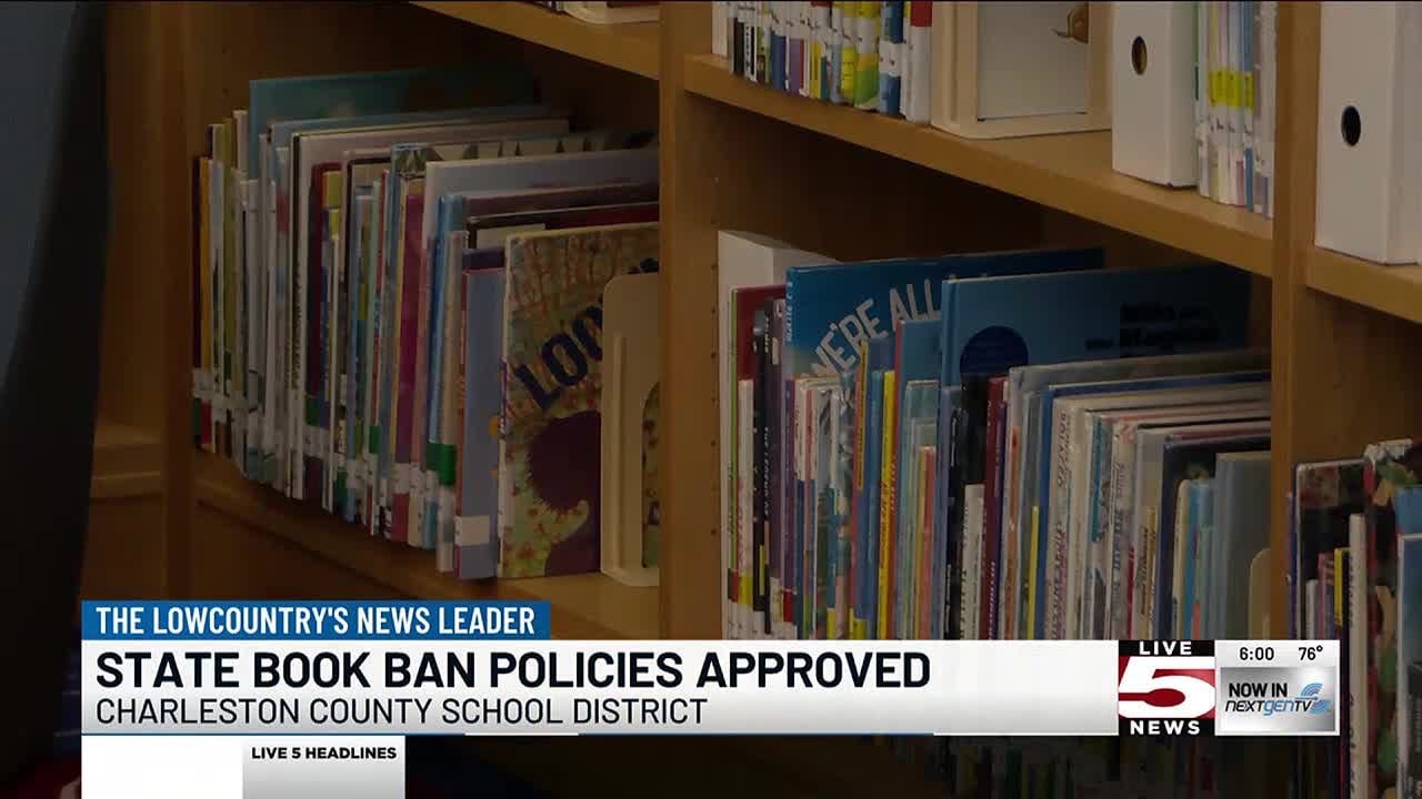 VIDEO: State book ban policies approved for Charleston Co. schools ...