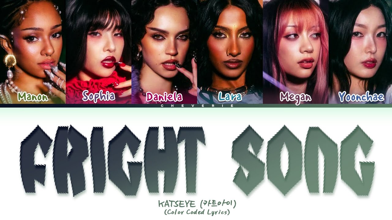 KATSEYE, Monster High Fright Song Lyrics (Color Coded Lyrics) - YouTube