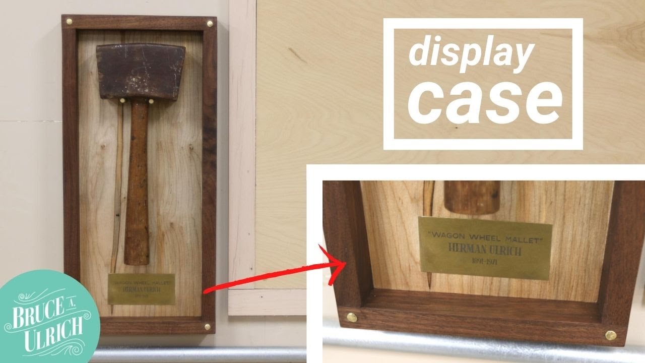 Wood Display Case // Woodworking HOW-TO // Family Heirloom - YouTube