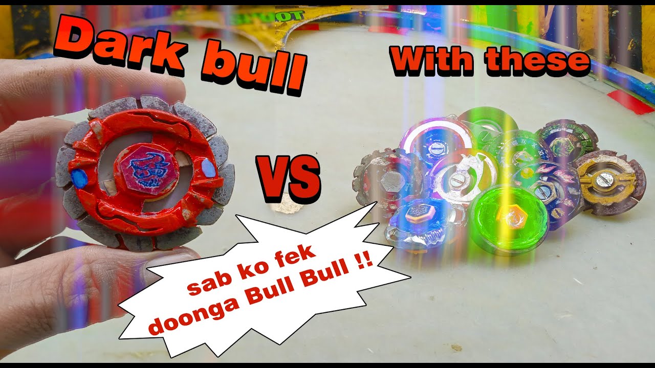 Dark bull vs my all metal series beyblade beyblade battle beyblade ...