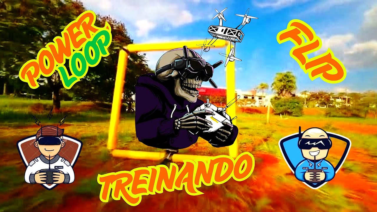 Treinando Power Loop e Flip Com Nosso Fpv #pavo20 #powerloop #flip #manobras #fpv #racing #race ...