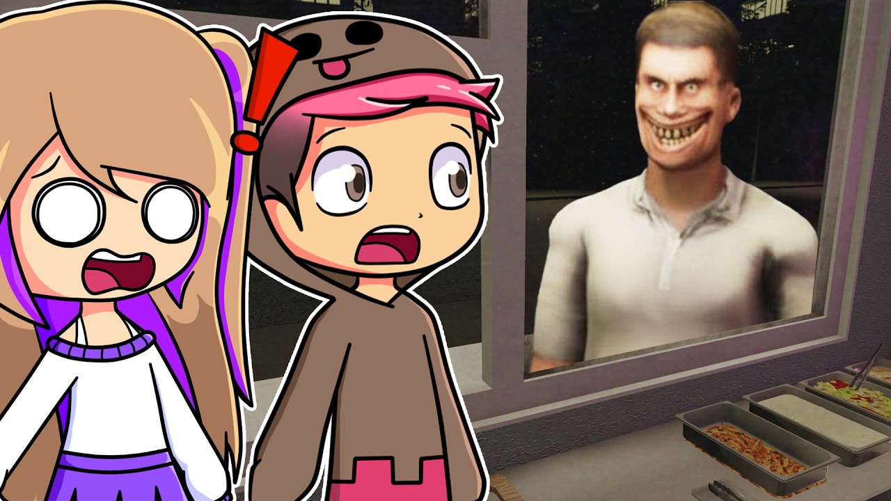 Nunca venda comida às 3 da manhã no Roblox Scary Shawarma Kiosk com ...