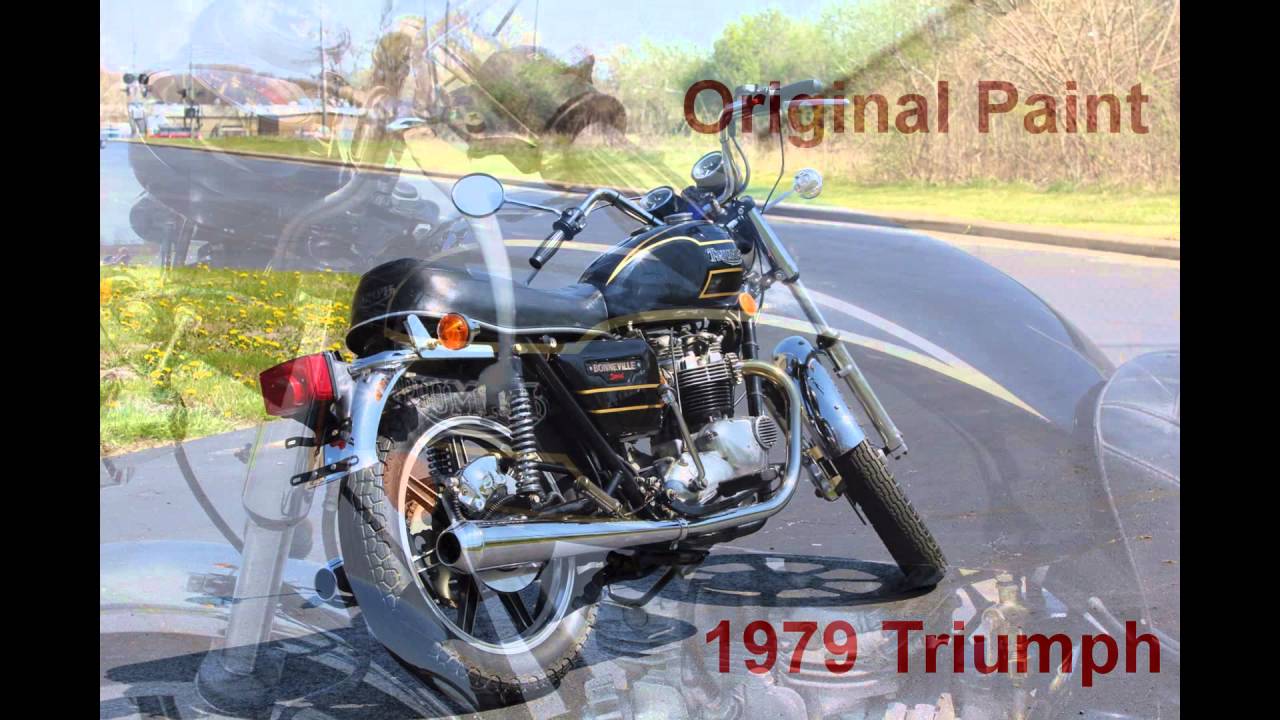 1979 Triumph Bonneville Special T140D - YouTube