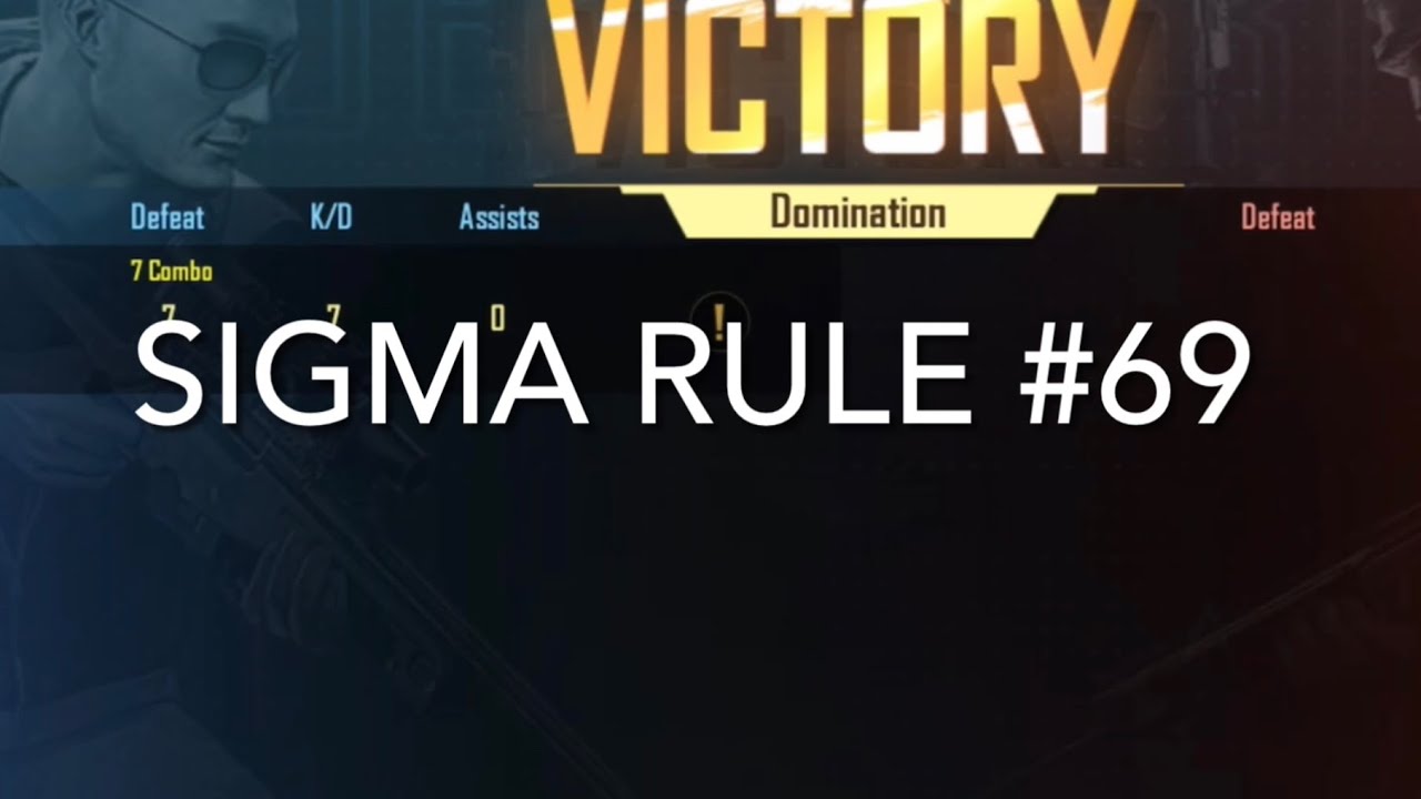 SIGMA RULE #69 - YouTube