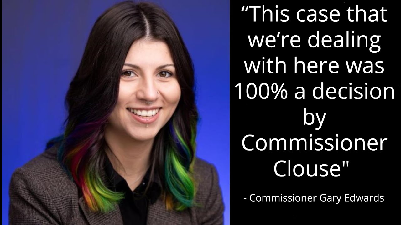 Thurston County Commissioner Emily Clouse Suspension to Continue - YouTube