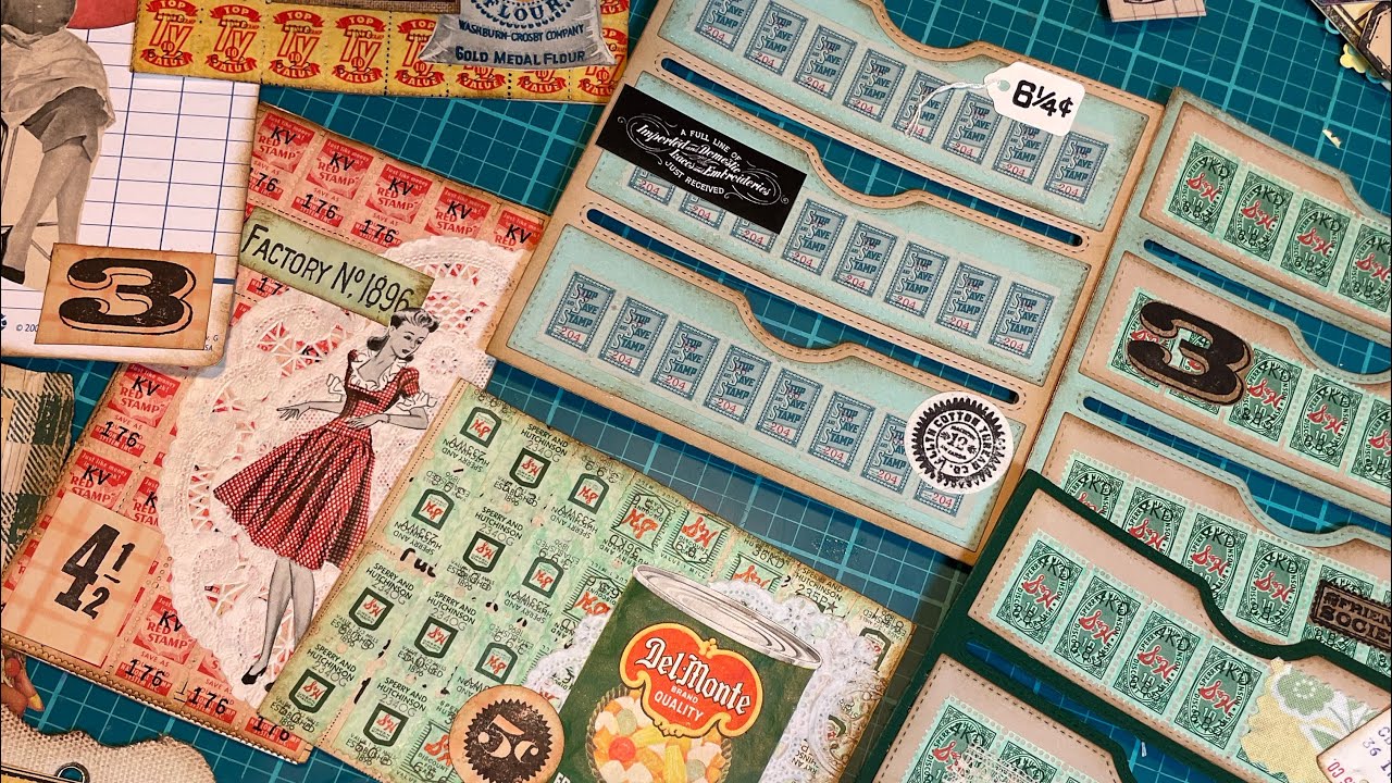 Stashistry: Green Stamps, Red Stamps, Blue Stamps, Yellow Stamps! - YouTube