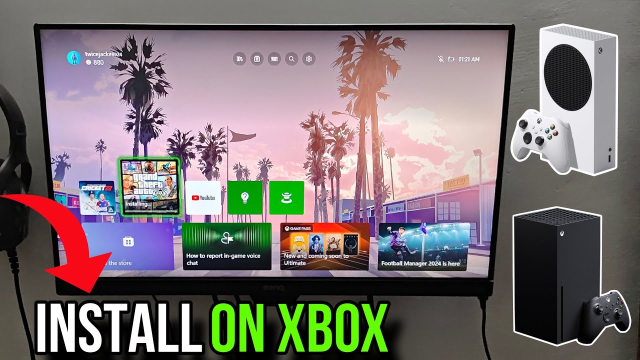 GTA 5 install in Xbox Series S 2024 | installation tutorial GTA 5 on ...