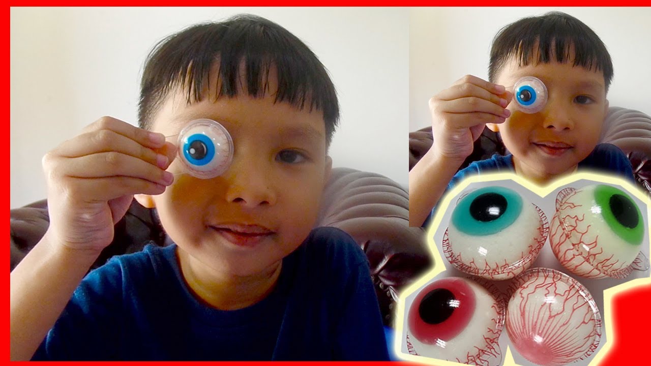 NYOBAIN PERMEN UNIK VIRAL | PERMEN BOLA MATA | Permen Planet Gummy ...