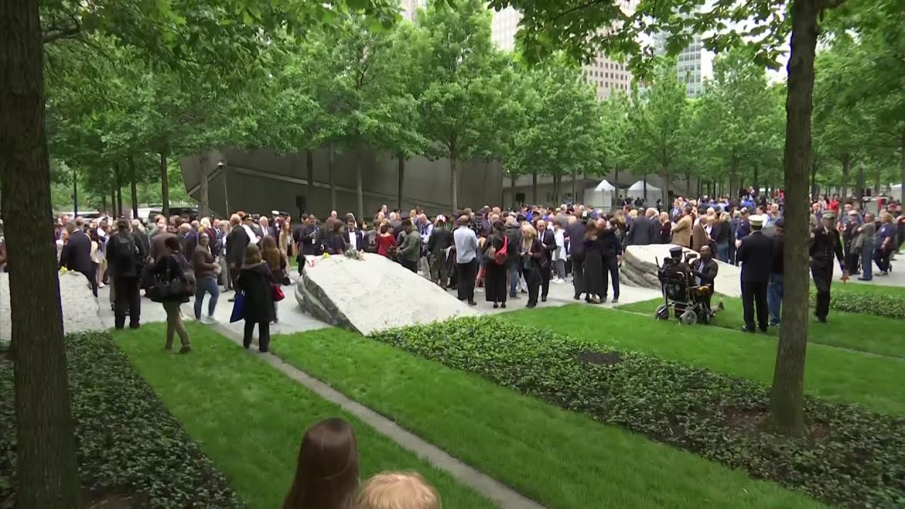 New memorial dedicated at World Trade Center site - YouTube