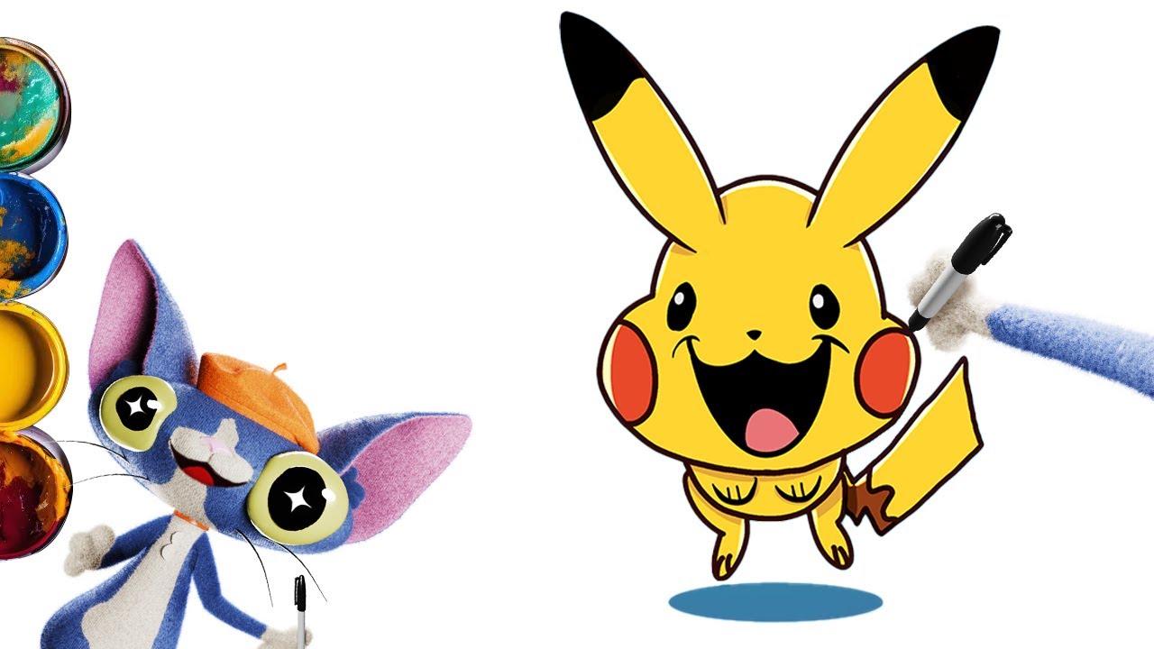 ¿Puedes Dibujar un Pikachu tan Fácil como Yo? - YouTube