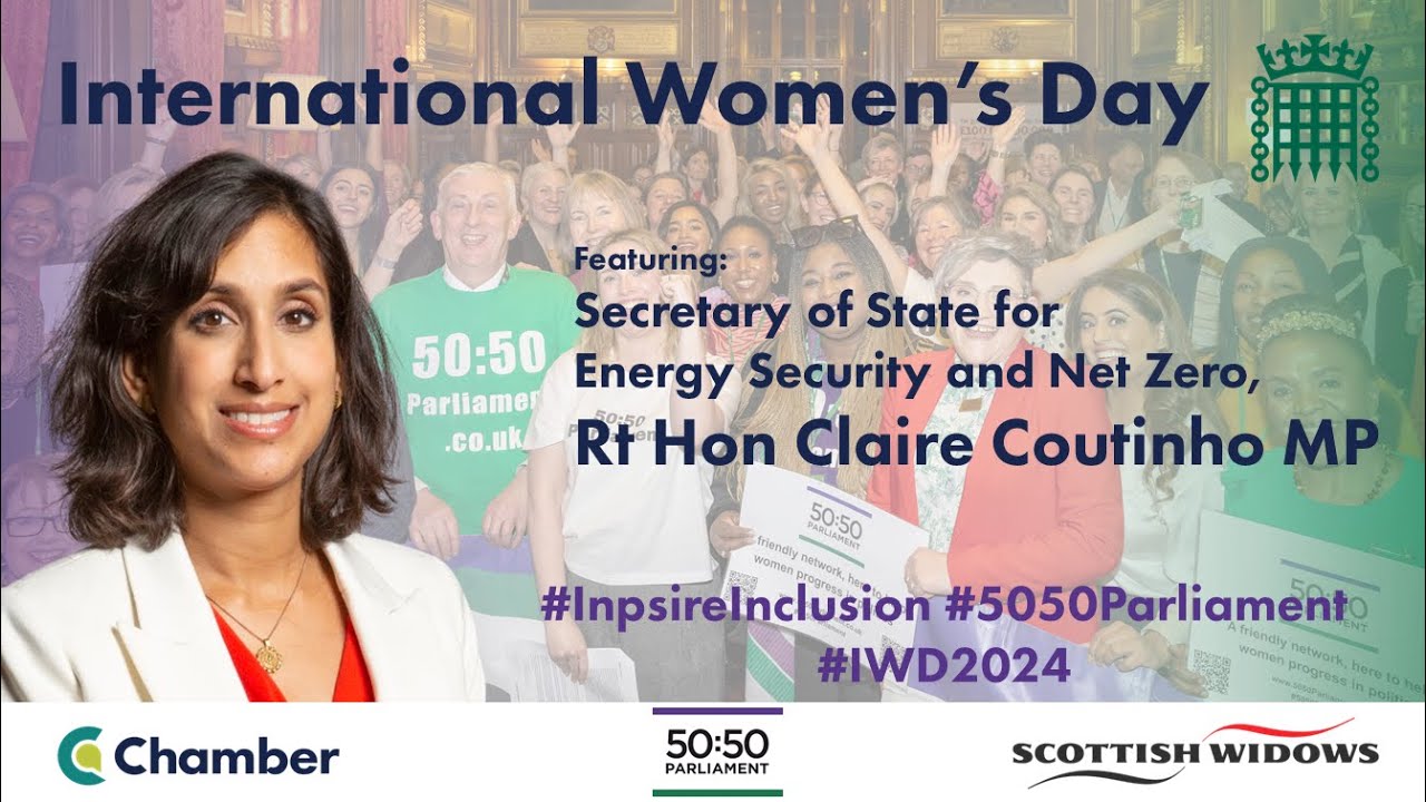 Energy & Net Zero Secretary, Claire Coutinho MP at International Women ...