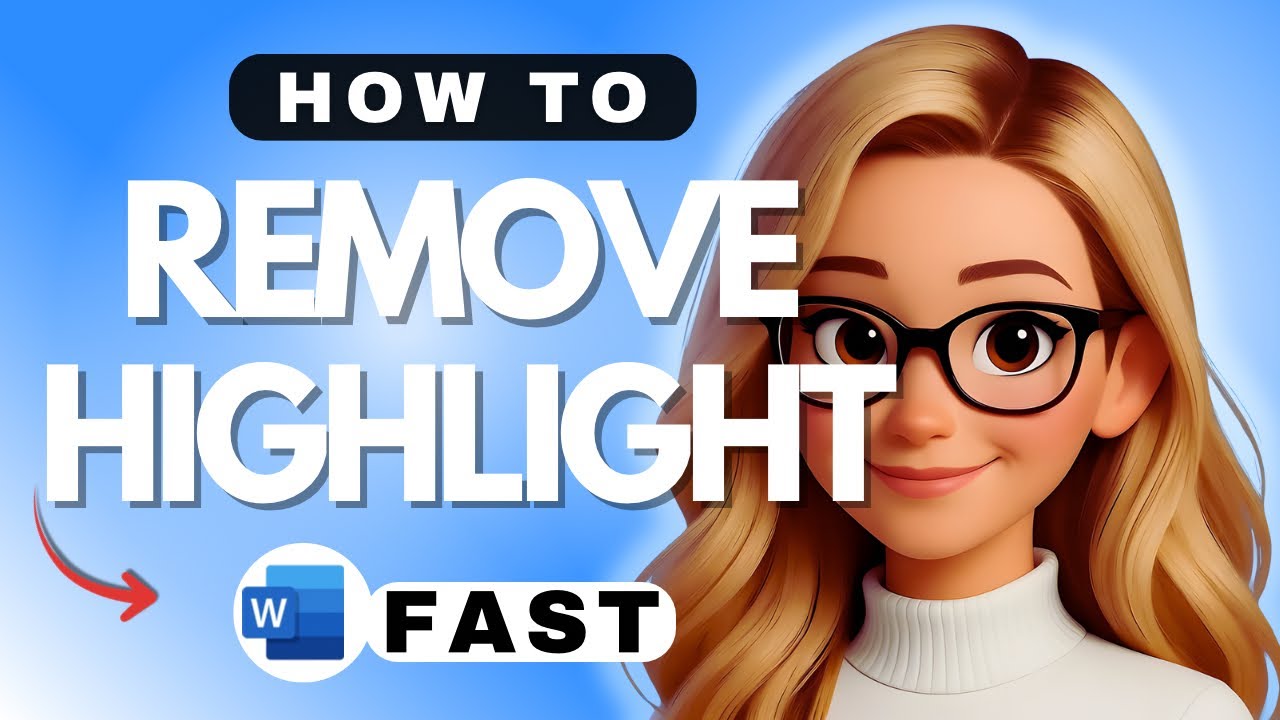 How to Remove Red Highlight in Microsoft Word - 2025 - YouTube
