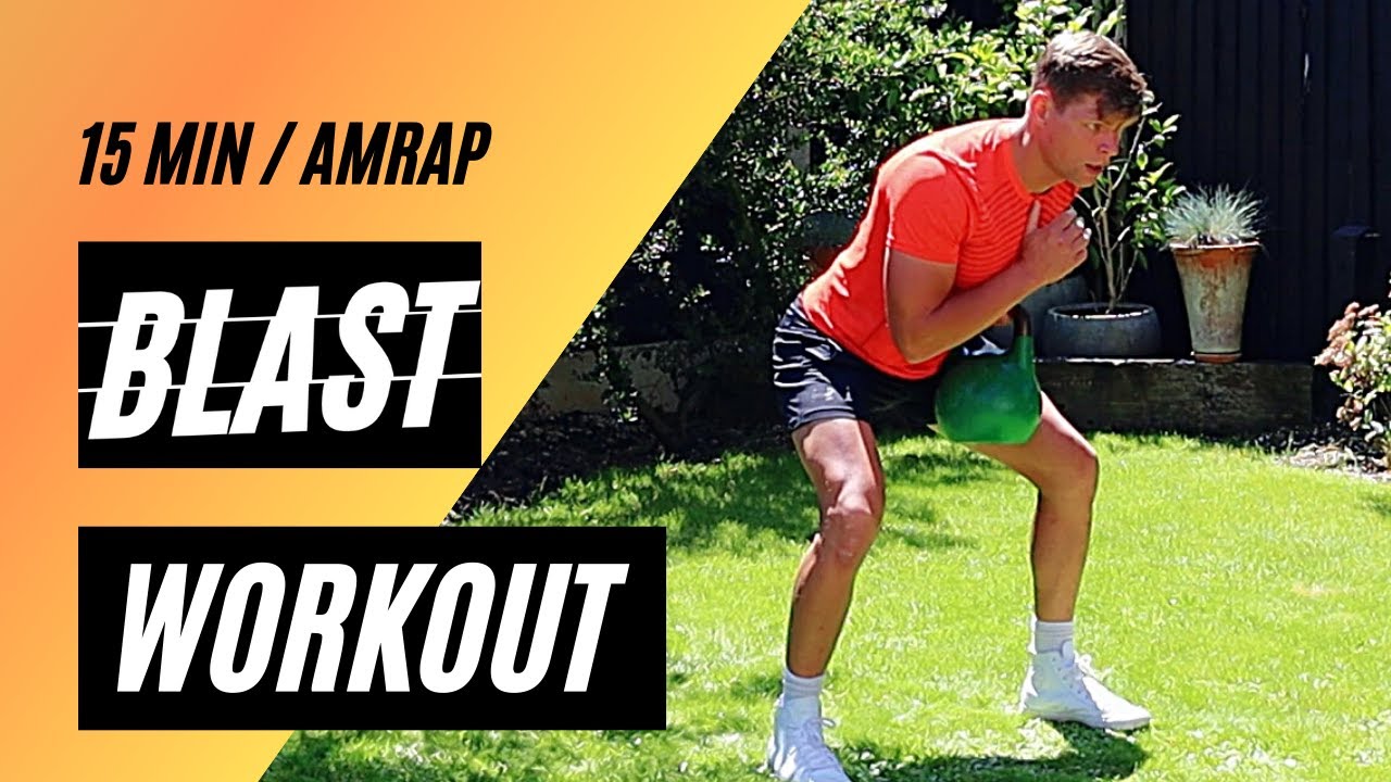 15 MIN KETTLEBELL AMRAP WORKOUT // UPPER BODY FOCUS Day 3/10 - YouTube