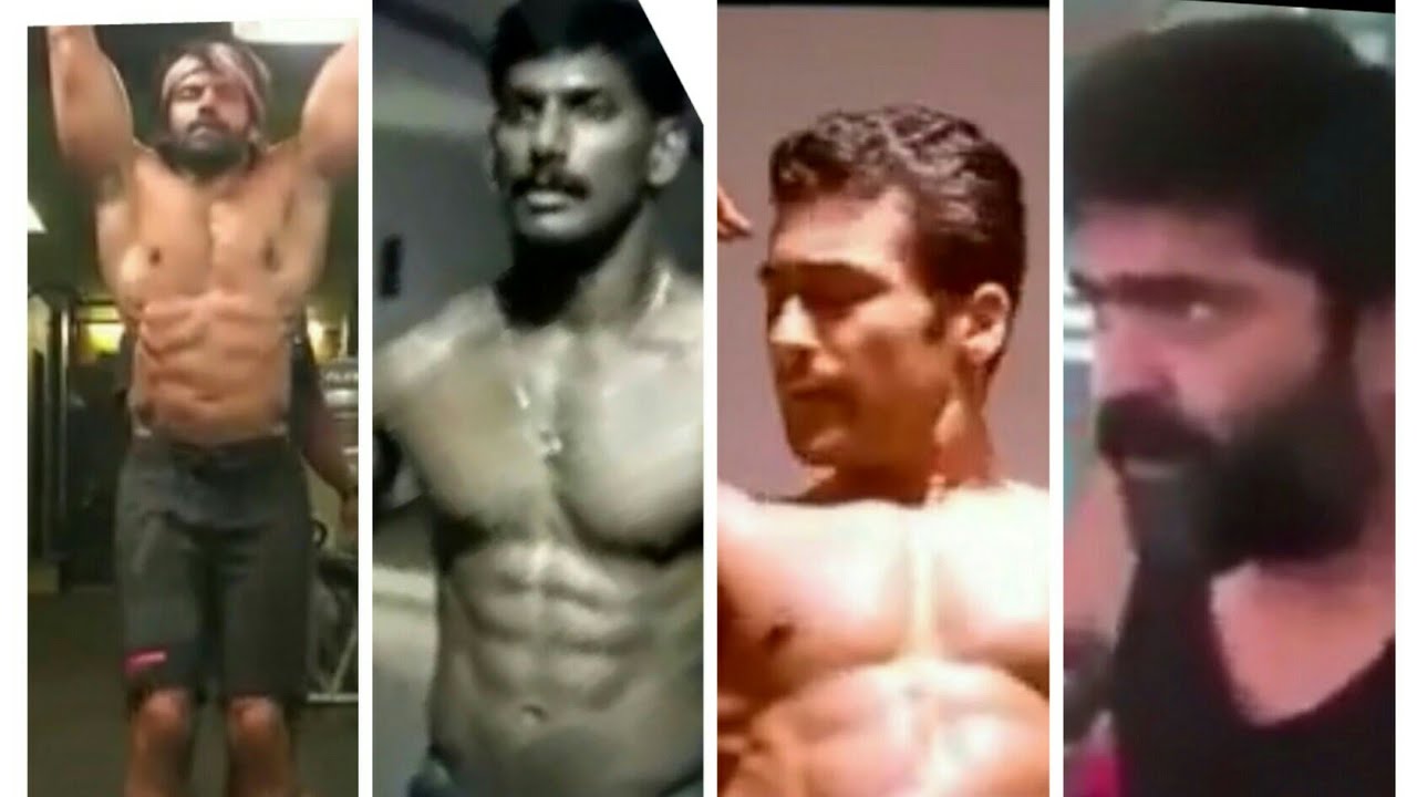 Actors work out video compilation | Heroes in Gym | Six packs | Surya ...