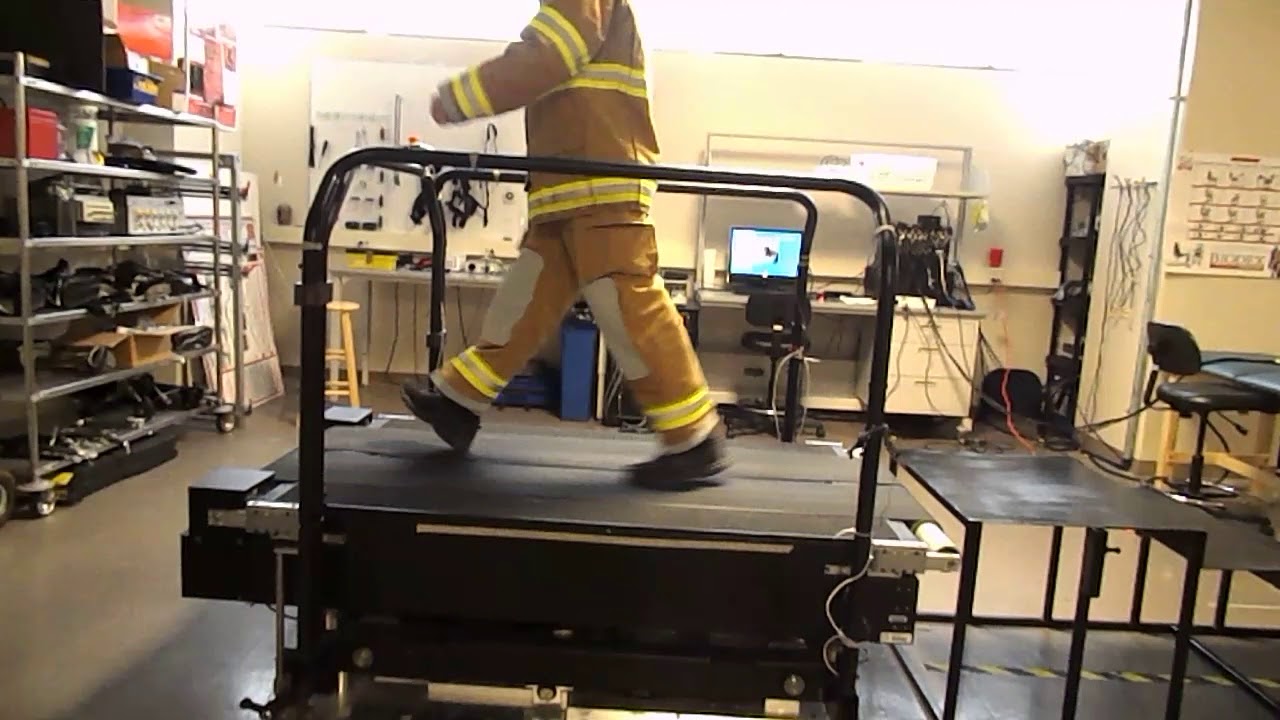 Walking on a split-belt treadmill - YouTube