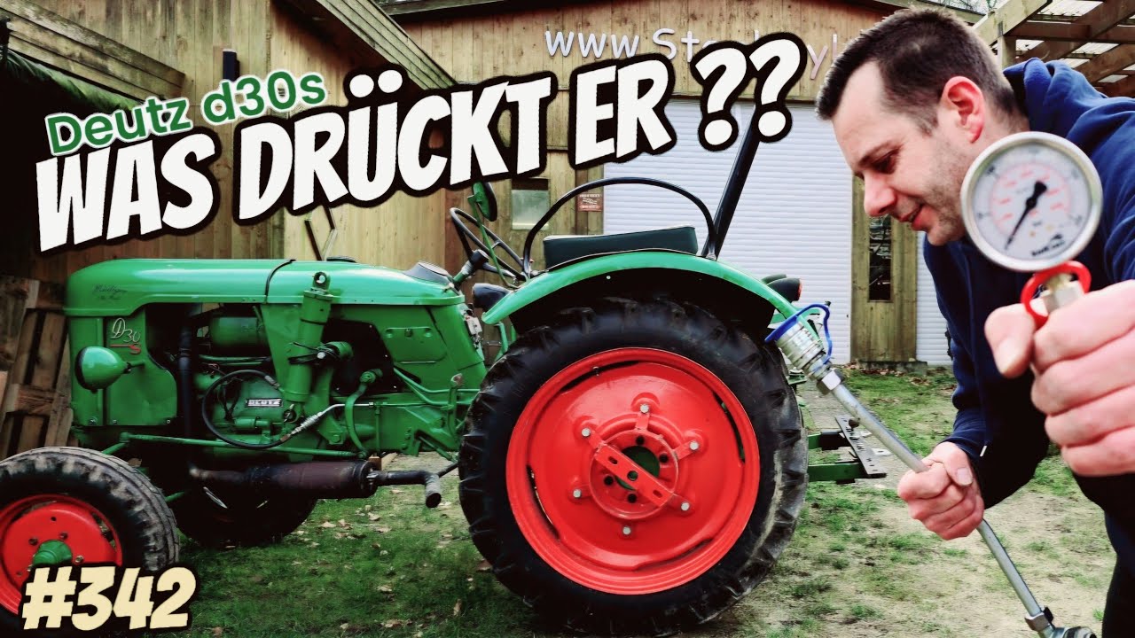 Deutz Hydraulik Druck messen | Drucklosen Rücklauf montieren | Er soll ...