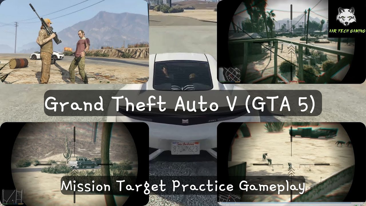 Grand Theft Auto V GTA 5 Mission Target Practice Gameplay - YouTube