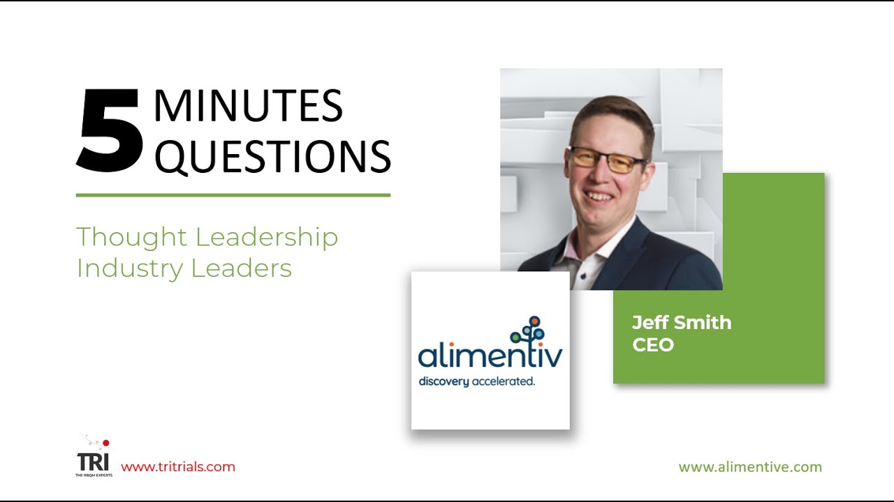 5 Minutes 5 Questions - Jeff Smith, CEO, Alimentive - YouTube