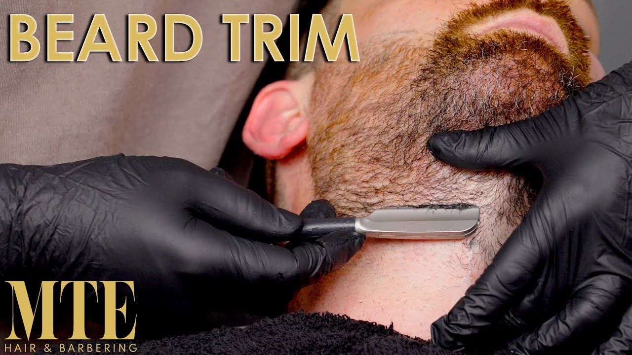 Beard Trim - Barbering tutorial - YouTube