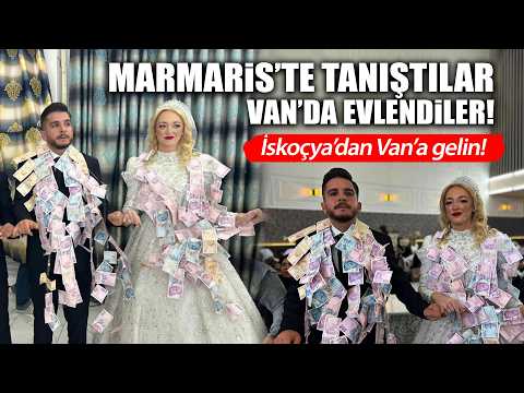 İskoçya’dan Van’a Gelin Geldi, Düğünde Halay Çekti
