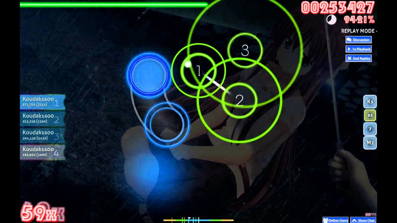 Osu! - Nightcore - Bad day - [Good] - 94.90% - YouTube