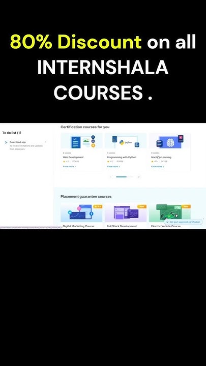 FREE Internshala Courses || Flat 80% Discount On all Internshala Courses - YouTube