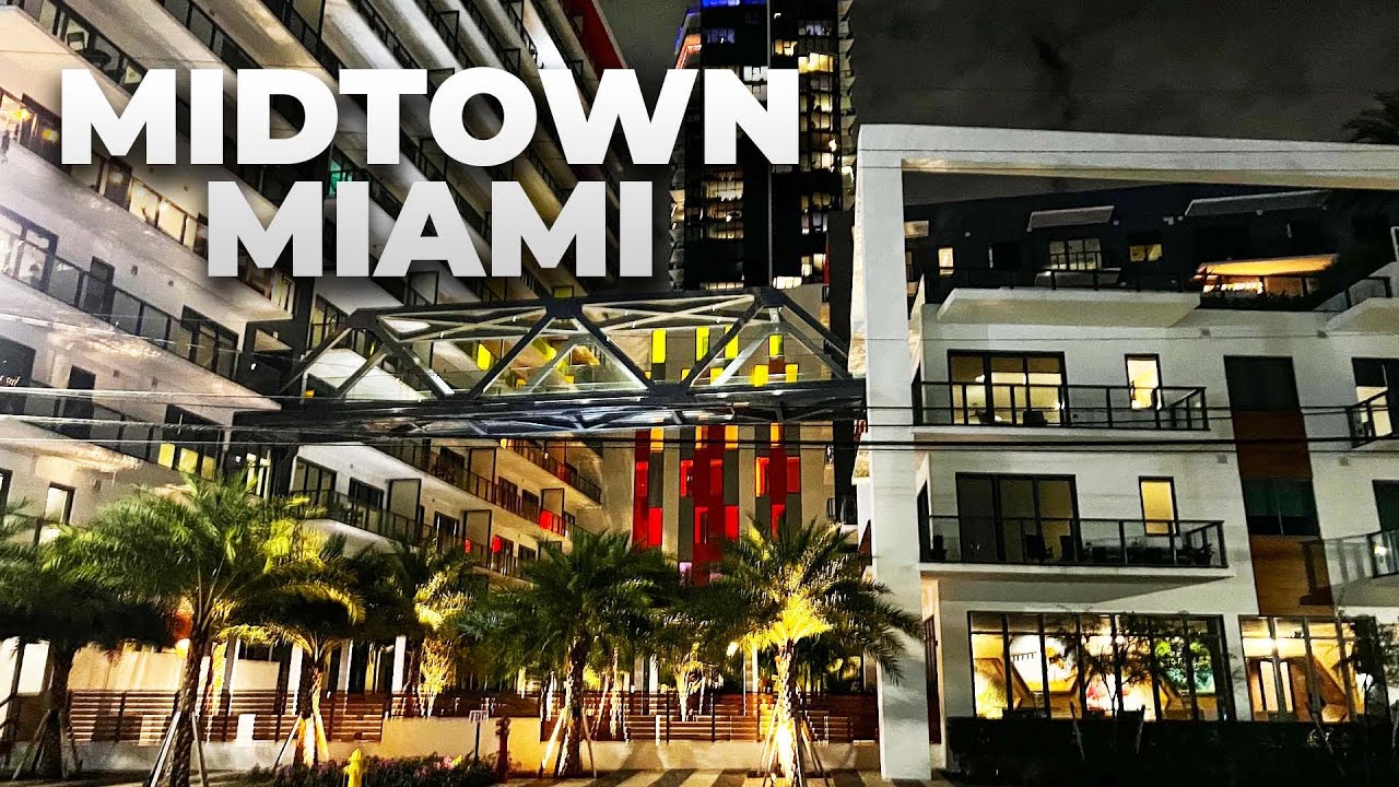 Miami LIVE Exploring Midtown on Wednesday Night (March 2, 2022) - YouTube
