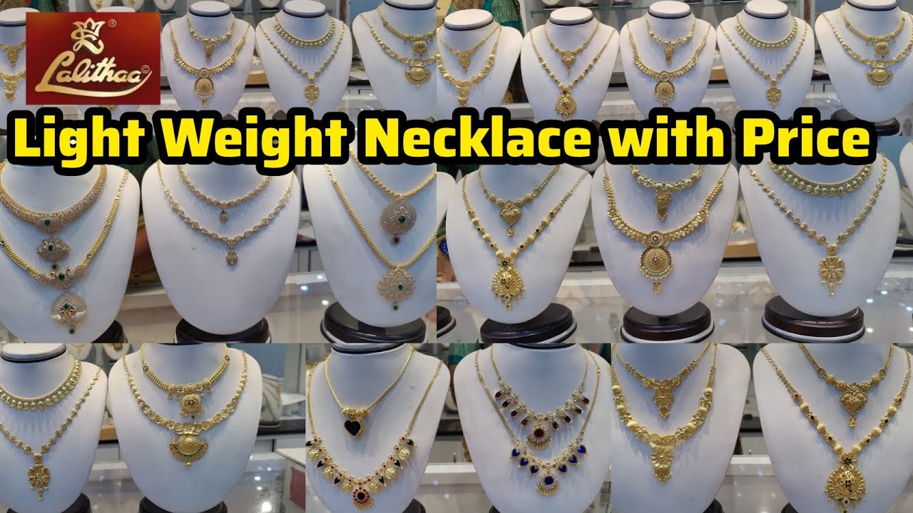 Lalithaa Jewellery Light Weight Necklace with Price/ Palaka, Coimbatore ...