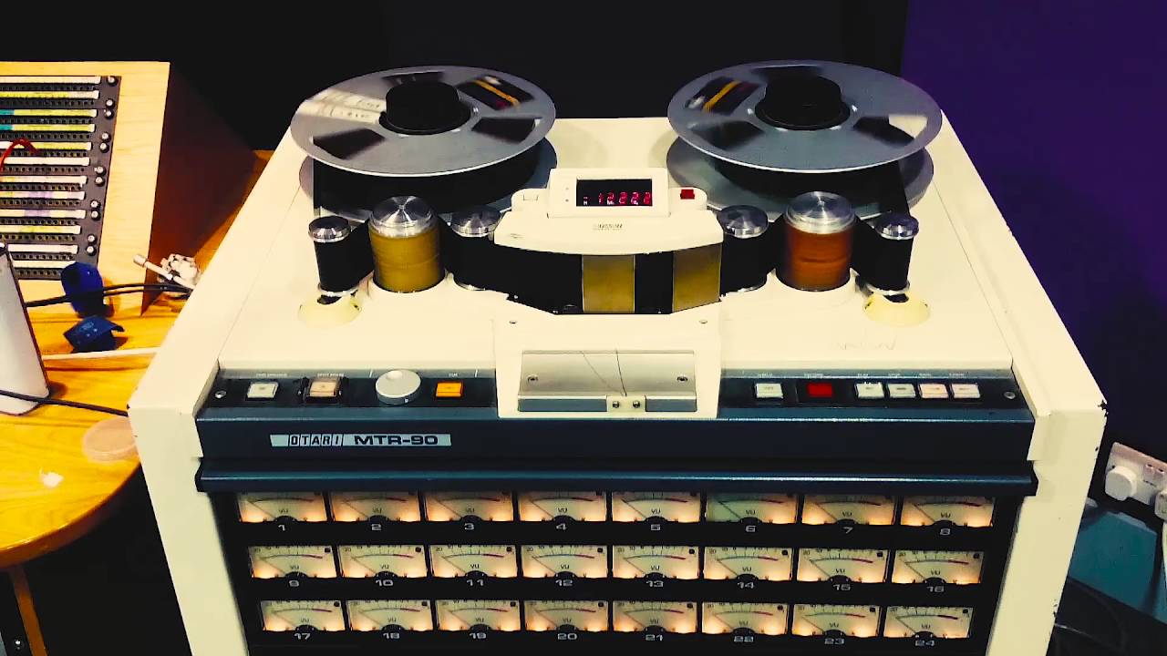 Fun with tape; tape machine fast forward and rewind - YouTube