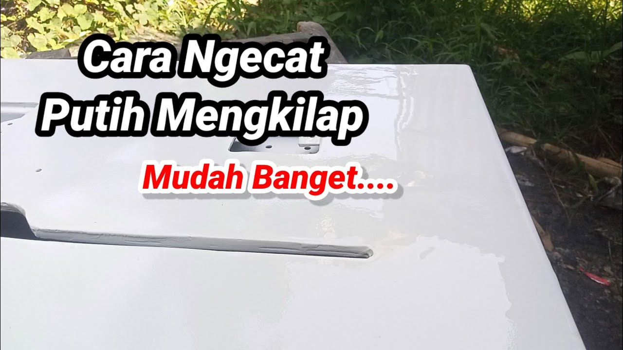 proses pengecatan plat besi gergaji fugura bingkai biar mengkilap - YouTube