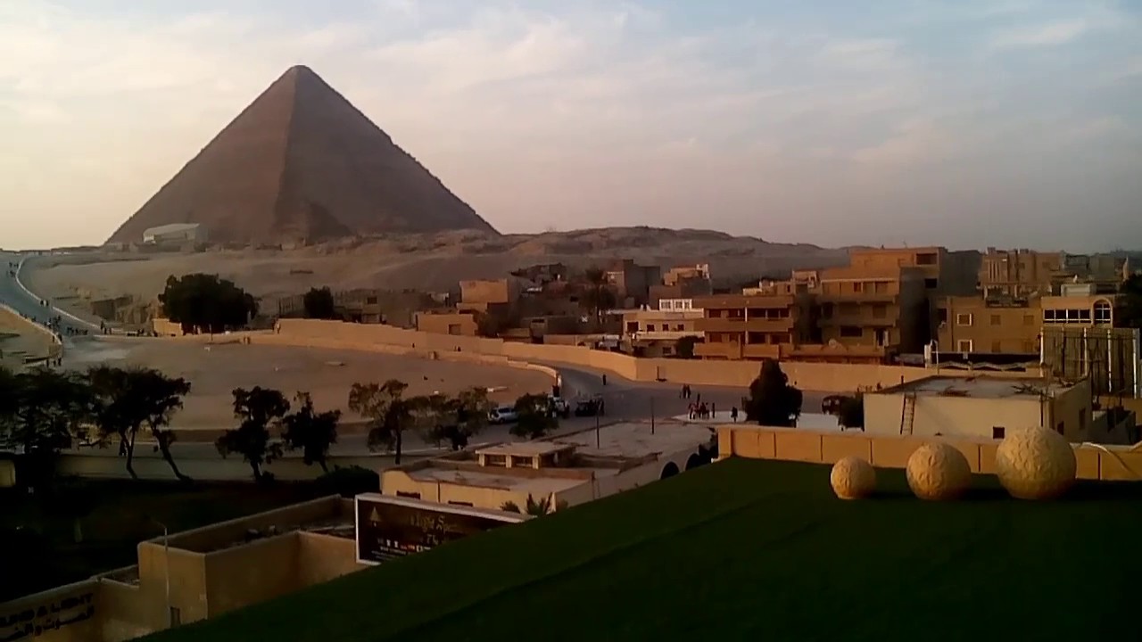 View from Great Pyramid Inn - YouTube