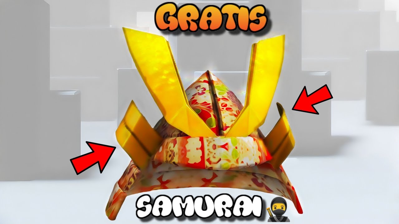 Consigue GRATIS! Casco Samurai 🥷 Roblox - YouTube