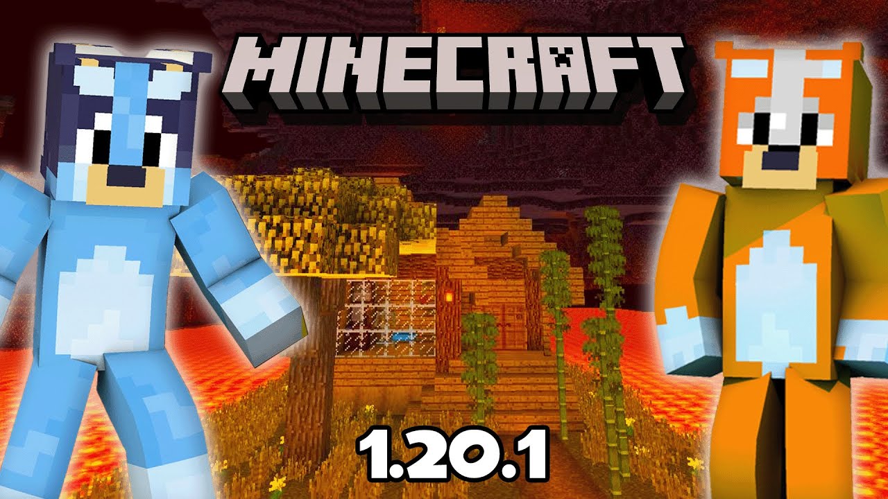 Bluey and Bingo Plays Minecraft 1.20.1 #5 - YouTube