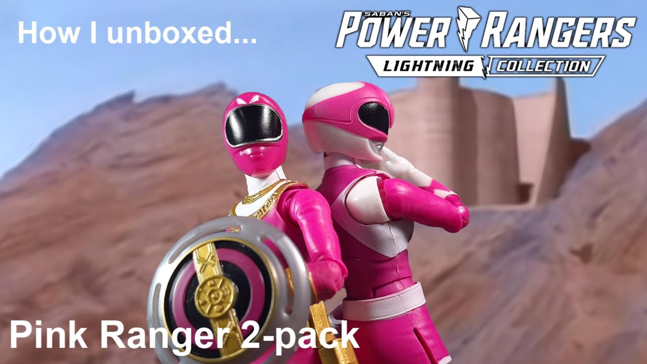 Unboxing Mighty Morphin and Zeo Pink Rangers 2-pack Hasbro | Power ...