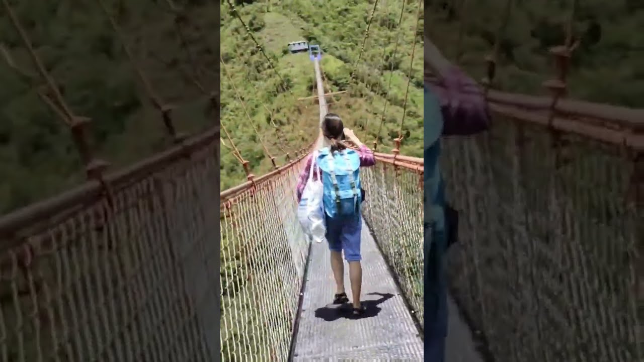 Longest Hanging Bridge #nabennganbridge - YouTube