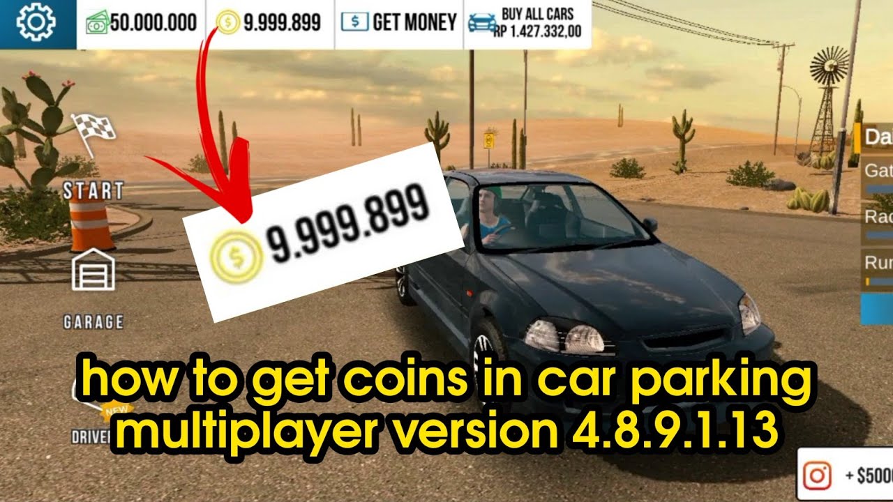 [TUTORIAL] how to get coin in car parking multiplayer | version 4.8.9.1 ...