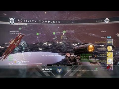 Destiny 2 - Grandmaster Excision Completion - YouTube
