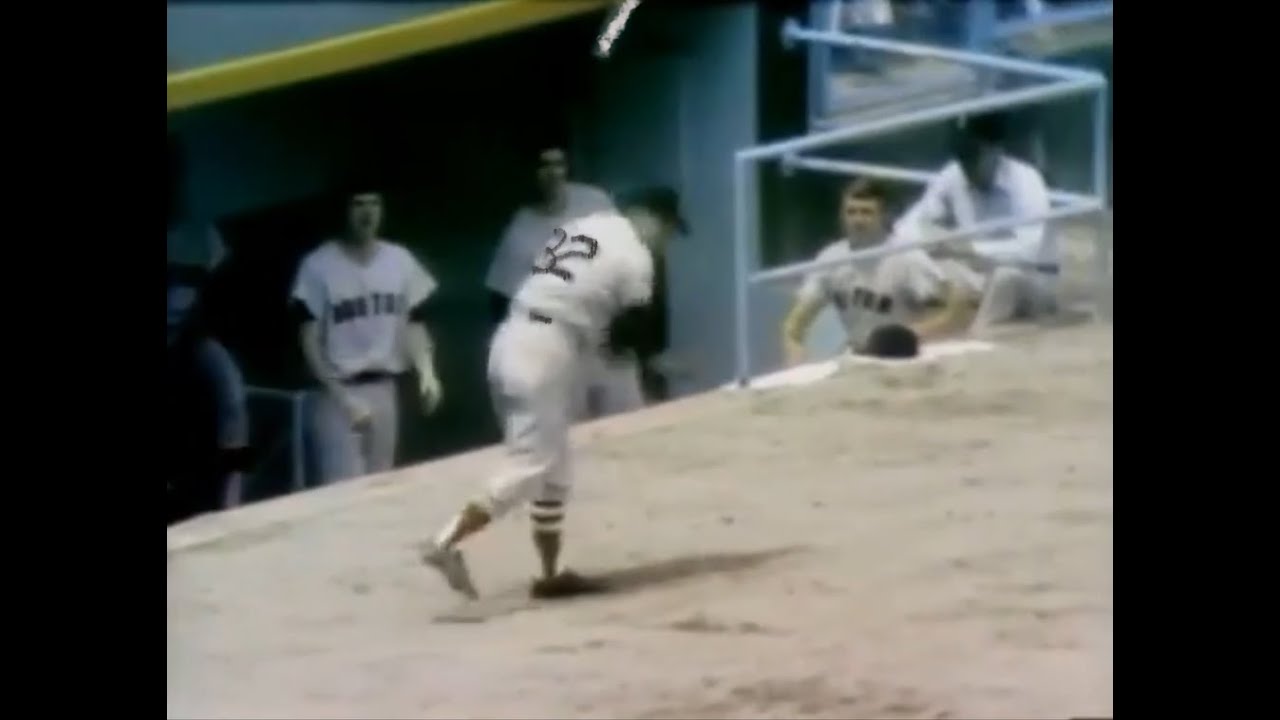 7/11/1970 Red Sox third base coach Eddie Popowski does his famed ...