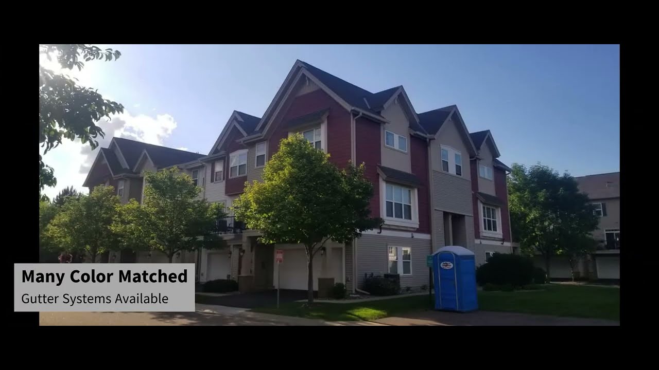 Townhomes & Associations Gutter Installations - YouTube