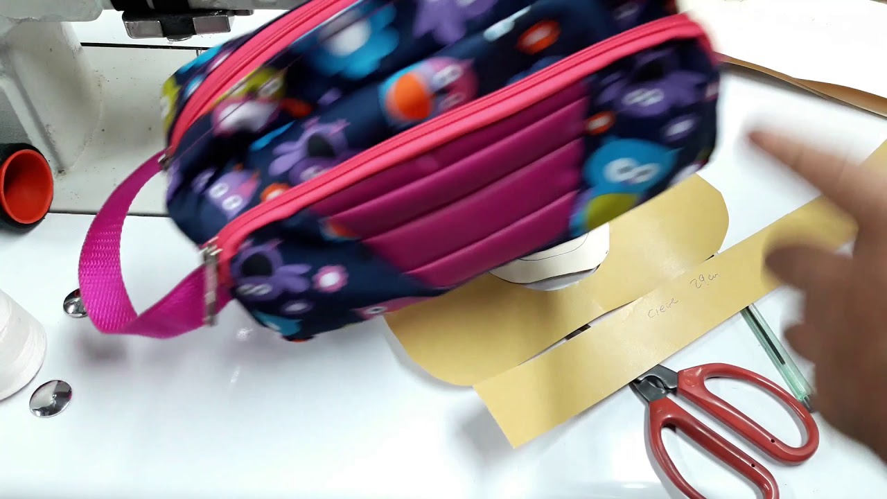 DIY MOLDE O PATRON CARTUCHERA MODELO IMPORTADA - YouTube