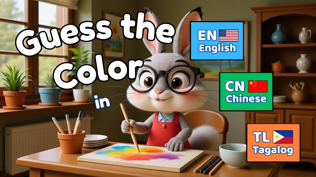 Guess the Color in English Mandarin Chinese (中文) Filipino / Tagalog ...