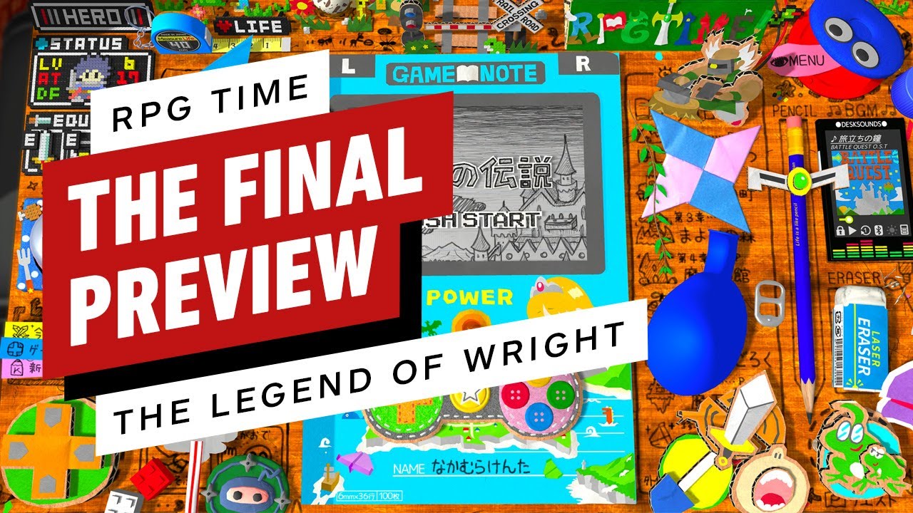 RPG Time: The Legend of Wright - The Final Preview - YouTube