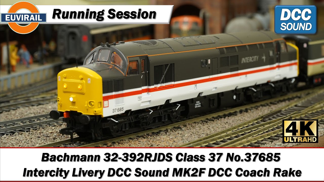 Bachmann Class 37 32-392RJDS No.37685 Intercity Livery DCC Sound with ...