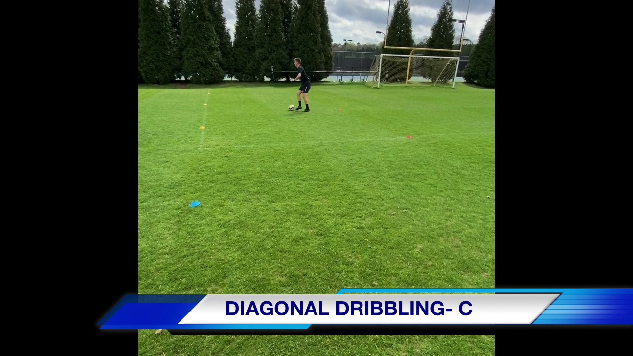 Diagonal Dribbling- C - YouTube