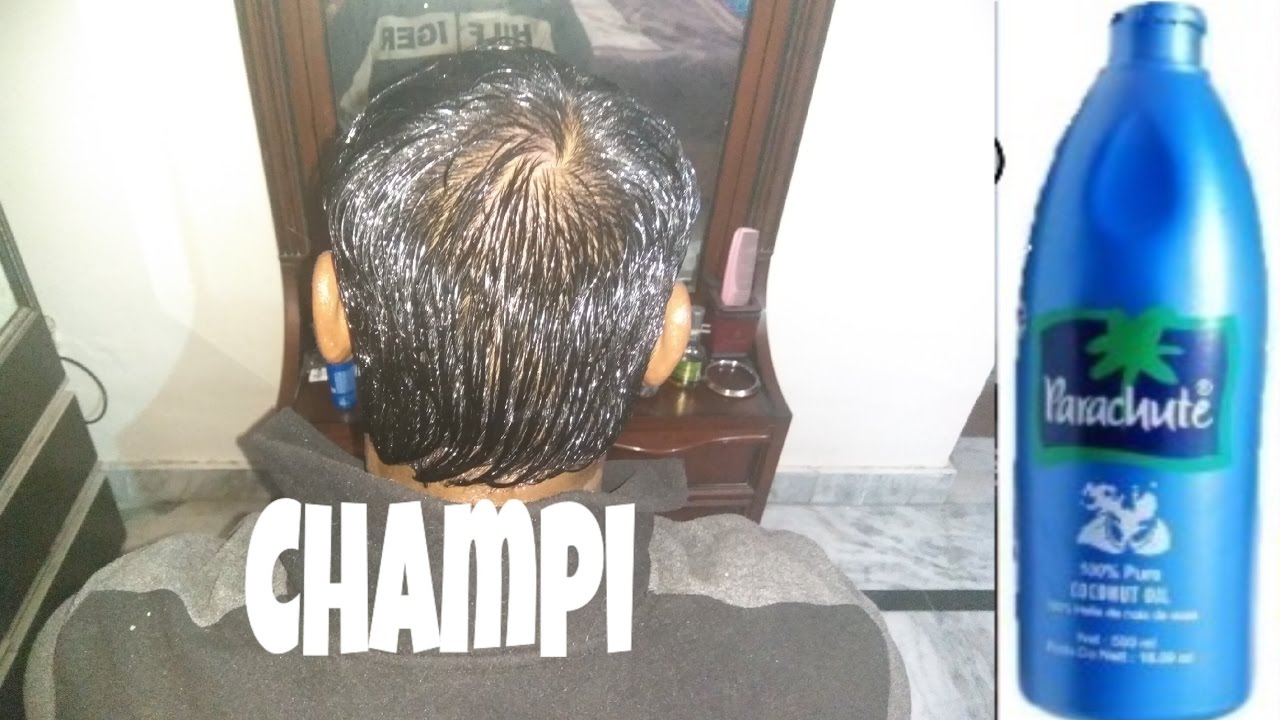 How to do ultra heavy oiling and massage on Men's hair |चम्पी (viewer ...