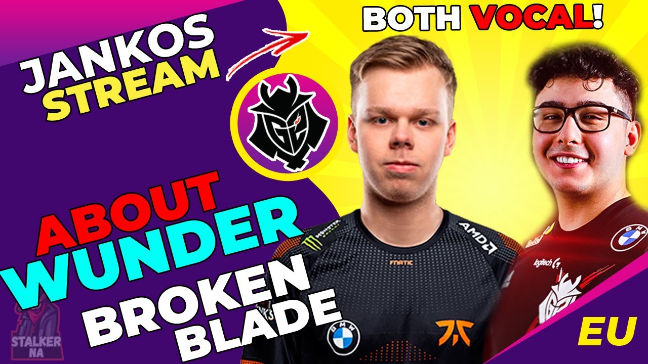 G2 Jankos COMPARES G2 BrokenBlade and G2 Wunder 🤔 - YouTube