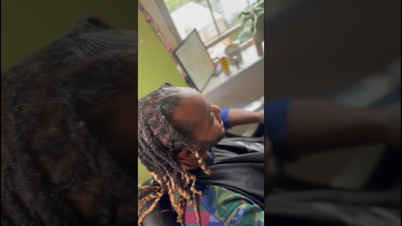 Men two strand twist loc transformation dc loc stylist - YouTube