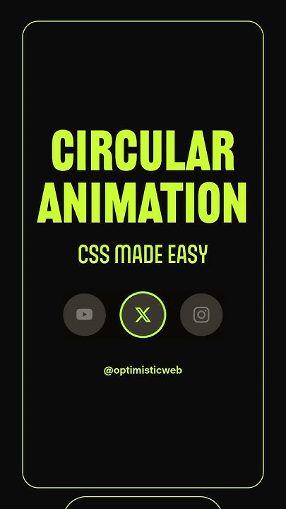 Creating Eye-Catching Circular Animations in CSS - YouTube