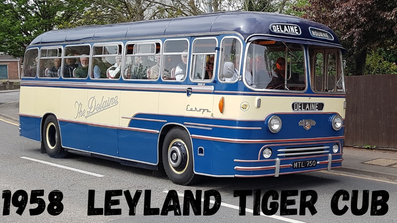 Leyland Tiger Cub 1958 MTL 750 Delaine Heritage Trust Bus museum open ...