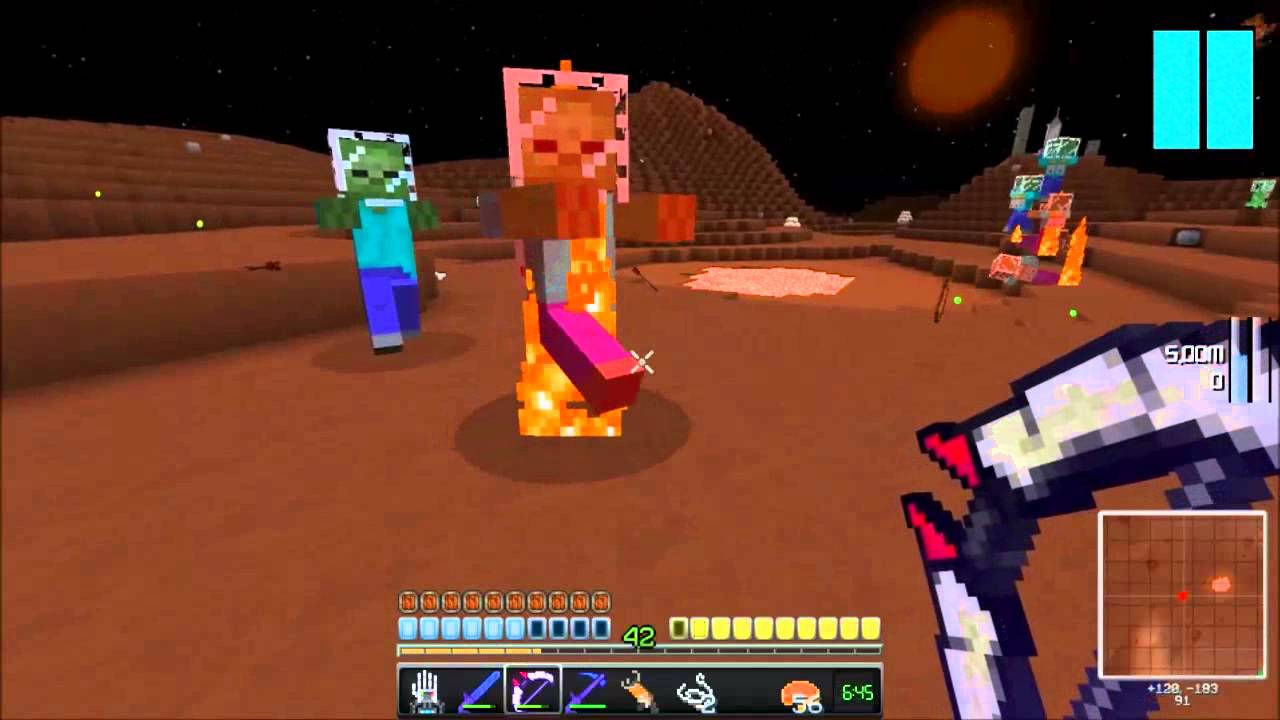 Minecraft: Galacticraft + MPS - Space Zombies everywhere on Mars ...
